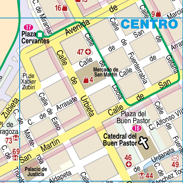 Citymap2 San Sebastian 2023 Map by Reise Know-How Verlag Peter Rump ...