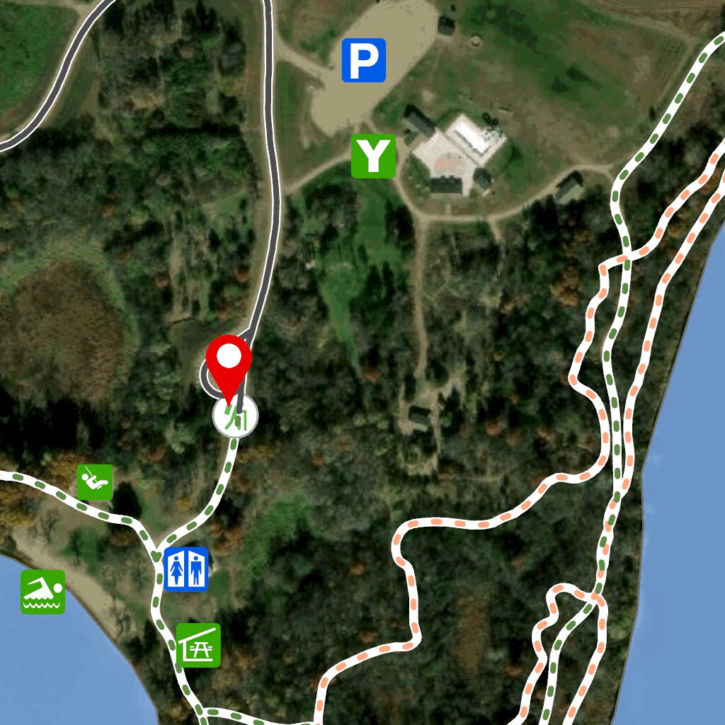 Bertram Chain of Lakes Regional Park & Campground Map by Wright County ...