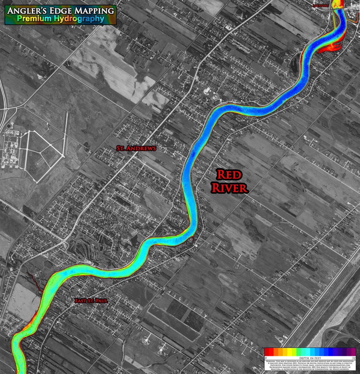 AEM Red River: St. Andrews Map by Angler's Edge Mapping | Avenza Maps