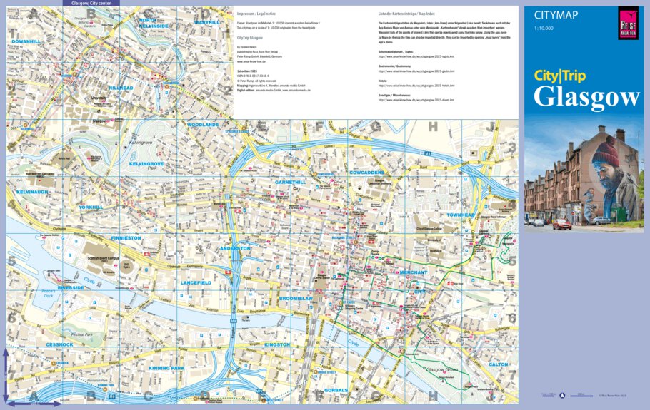 Citymap Glasgow 2023 Map by Reise Know-How Verlag Peter Rump GmbH ...
