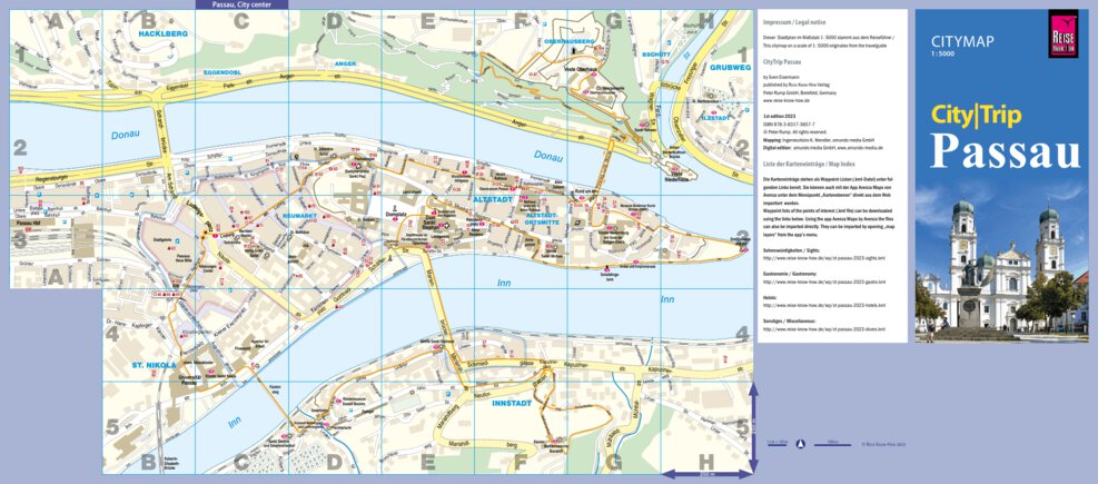 Citymap Passau 2023 Map by Reise Know-How Verlag Peter Rump GmbH ...