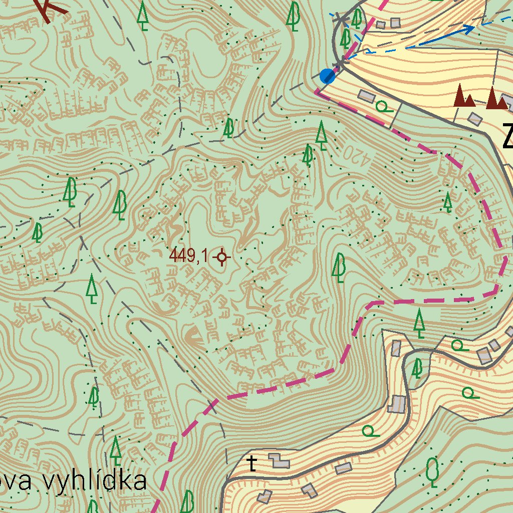 Turnov (0205-D-14) Map by Cesky urad zememericky a katastralni | Avenza ...