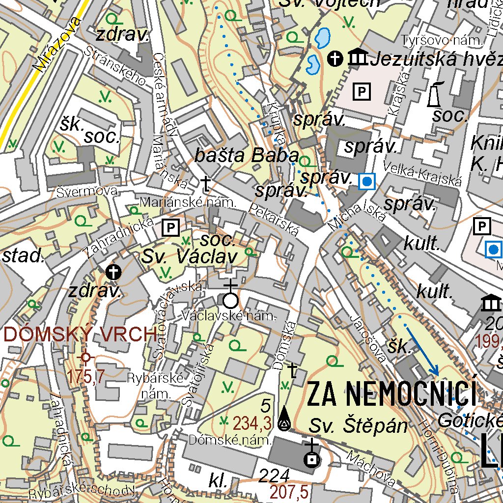 Litoměřice (0204-C-14) Map by Cesky urad zememericky a katastralni ...