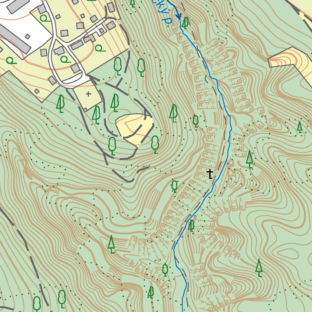 Děčín (0204-B-02) Map by Cesky urad zememericky a katastralni | Avenza Maps