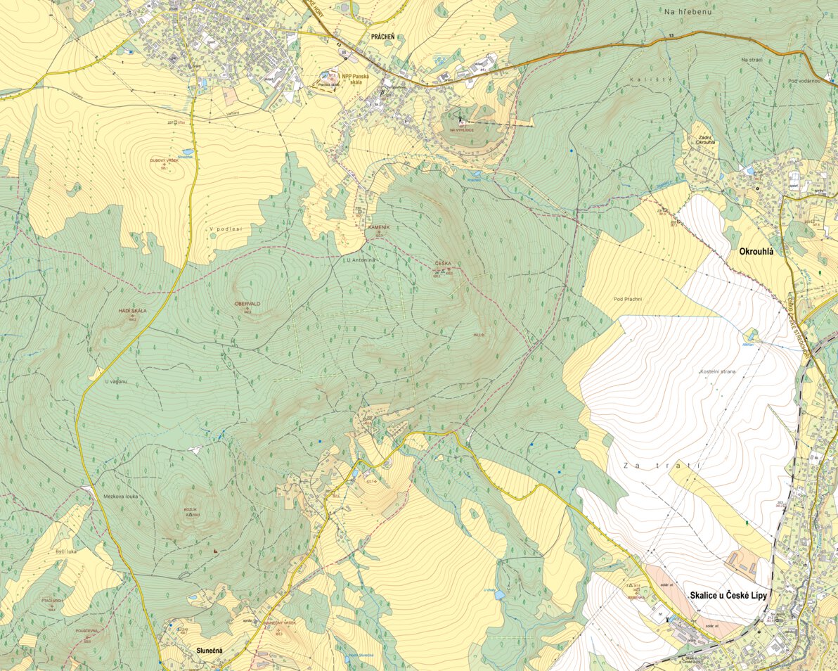 Děčín (0204-B-15) Map by Cesky urad zememericky a katastralni | Avenza Maps