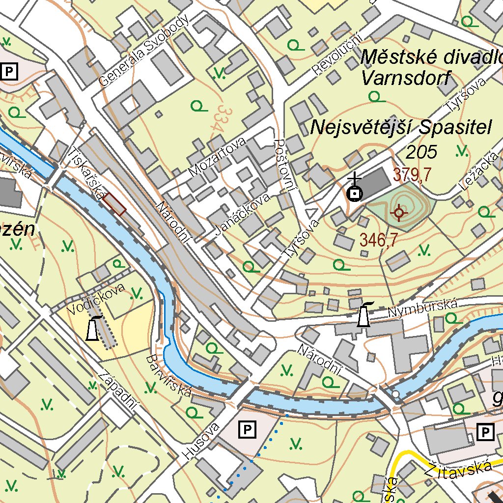 Varnsdorf (0105-C-17) Map by Cesky urad zememericky a katastralni ...