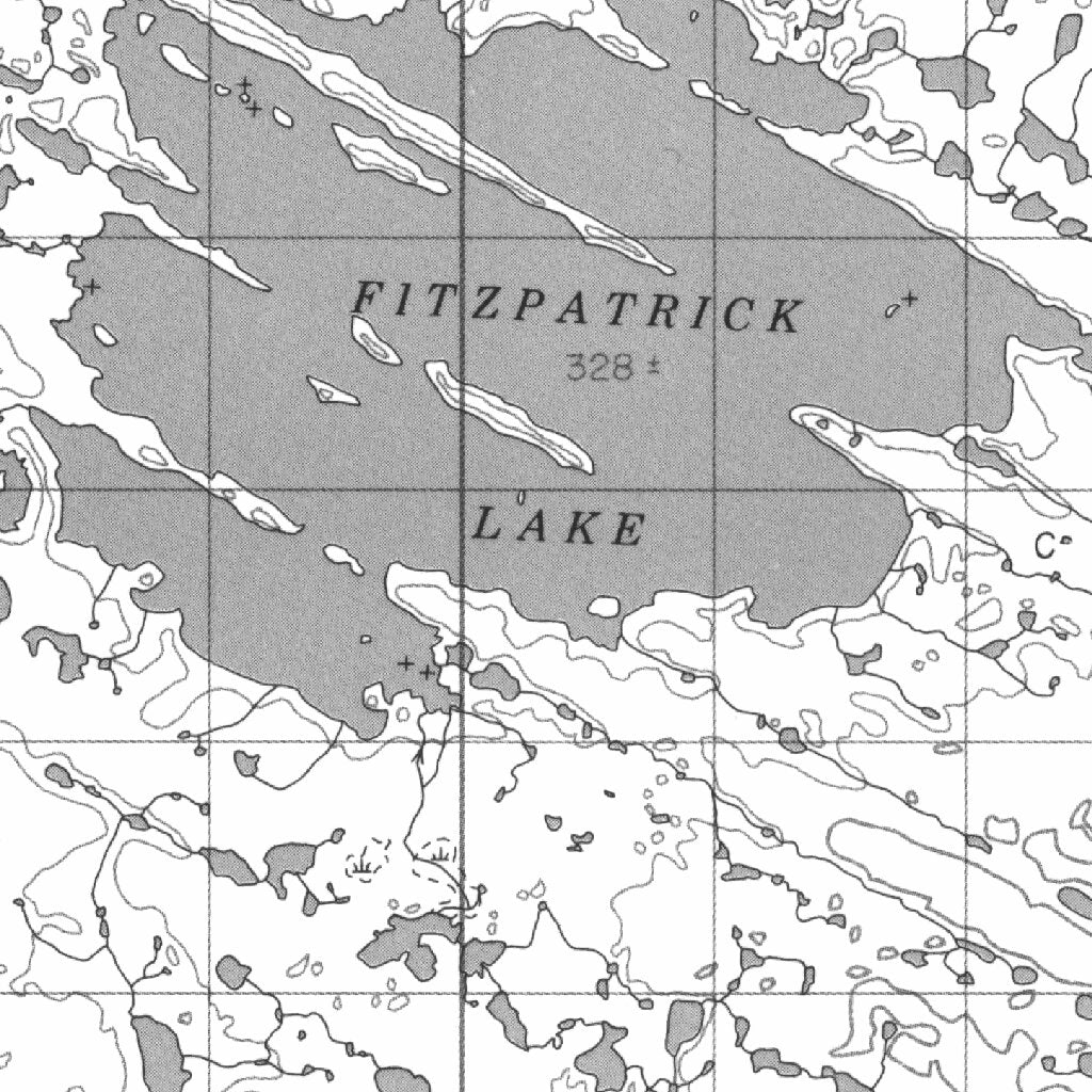 Fitzpatrick Lake, NU (065N13 CanMatrix) Map by Natural Resources Canada ...