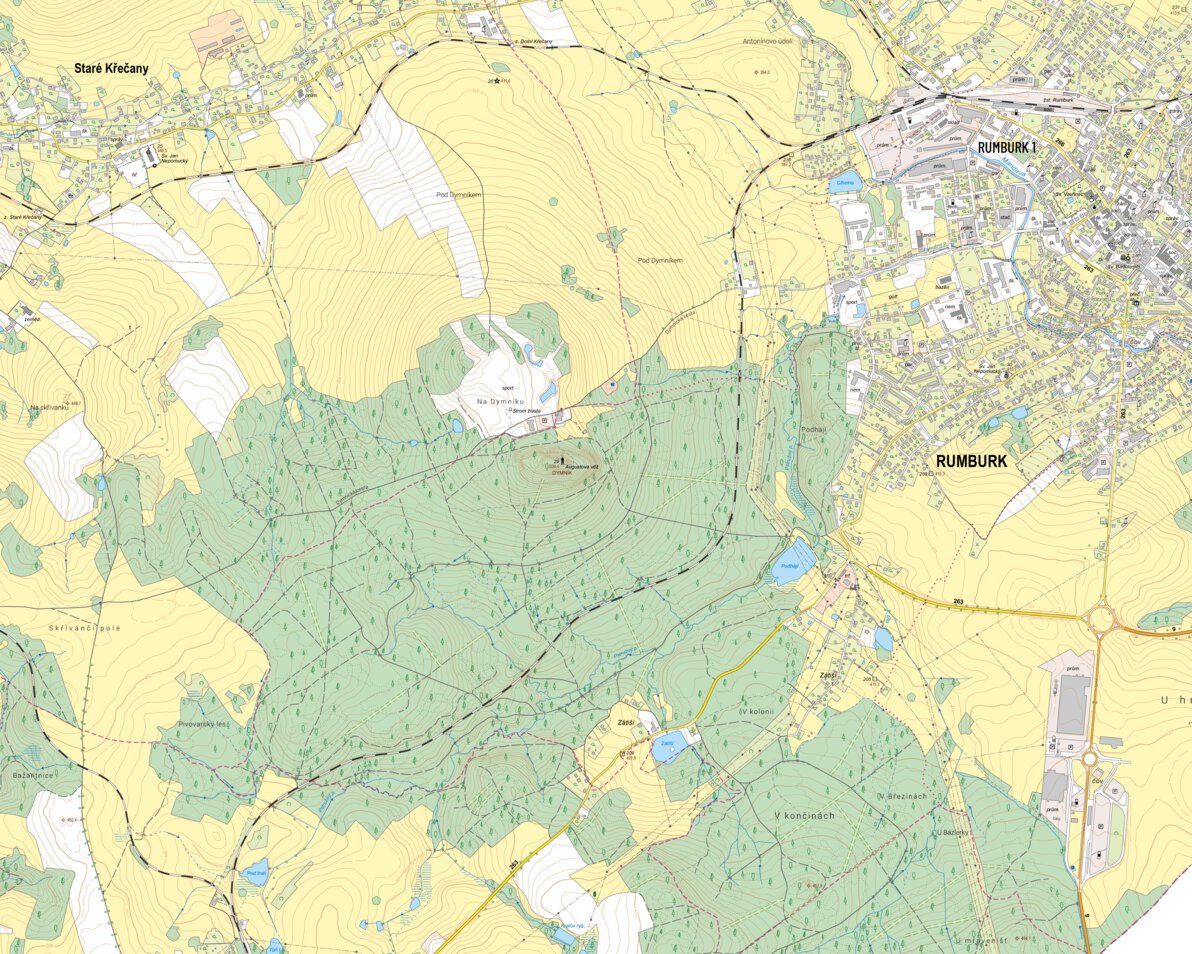 Varnsdorf (0105-C-11) Map by Cesky urad zememericky a katastralni ...
