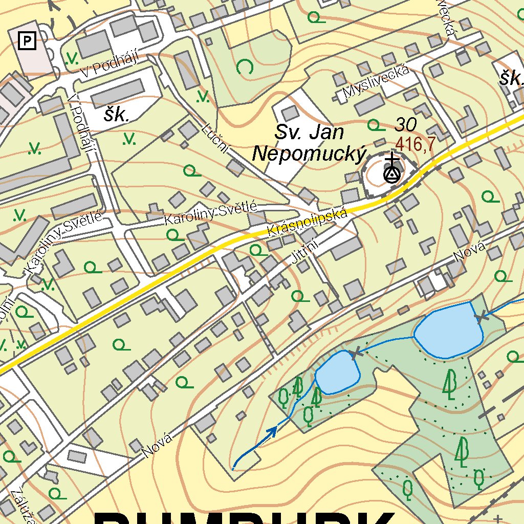Varnsdorf (0105-C-11) Map by Cesky urad zememericky a katastralni ...