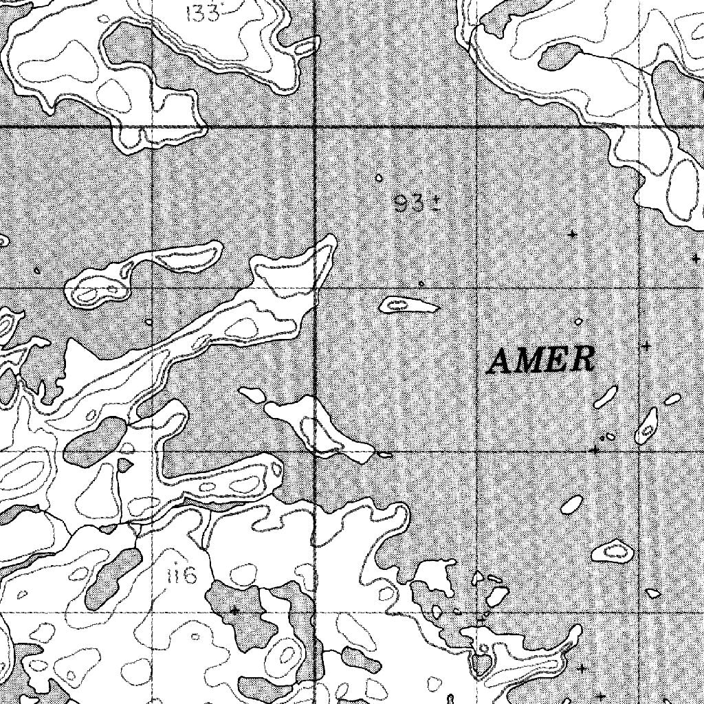 Amer Lake, NU (066H11 CanMatrix) Map by Natural Resources Canada ...