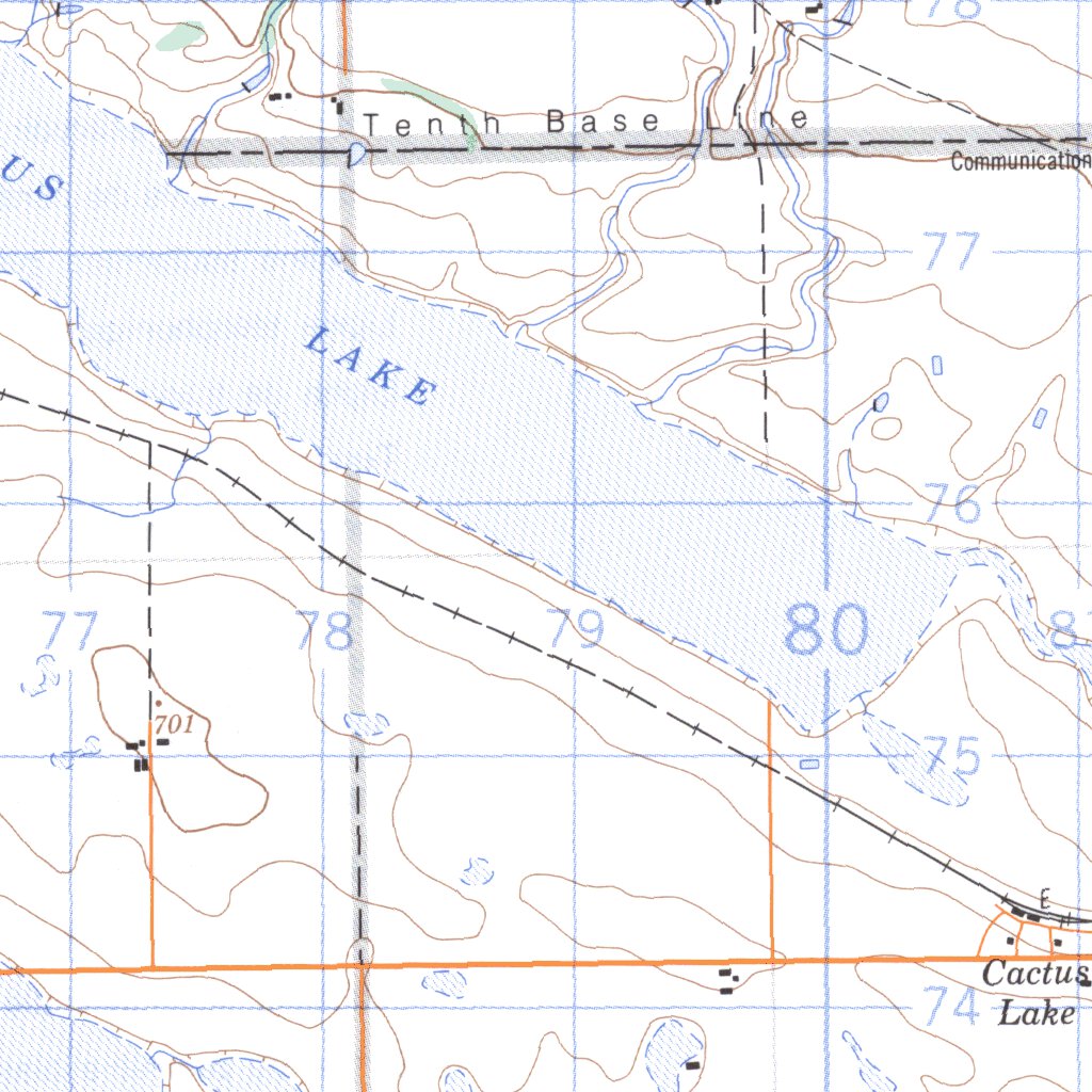 Denzil, SK (073C04 CanMatrix) Map by Natural Resources Canada | Avenza Maps