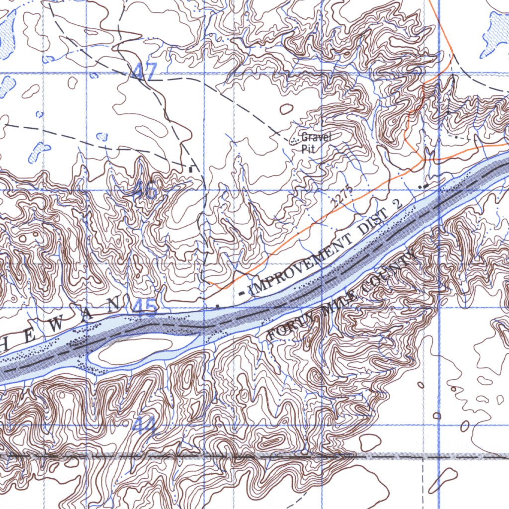 Suffield, AB (072L03 CanMatrix) Map by Natural Resources Canada ...