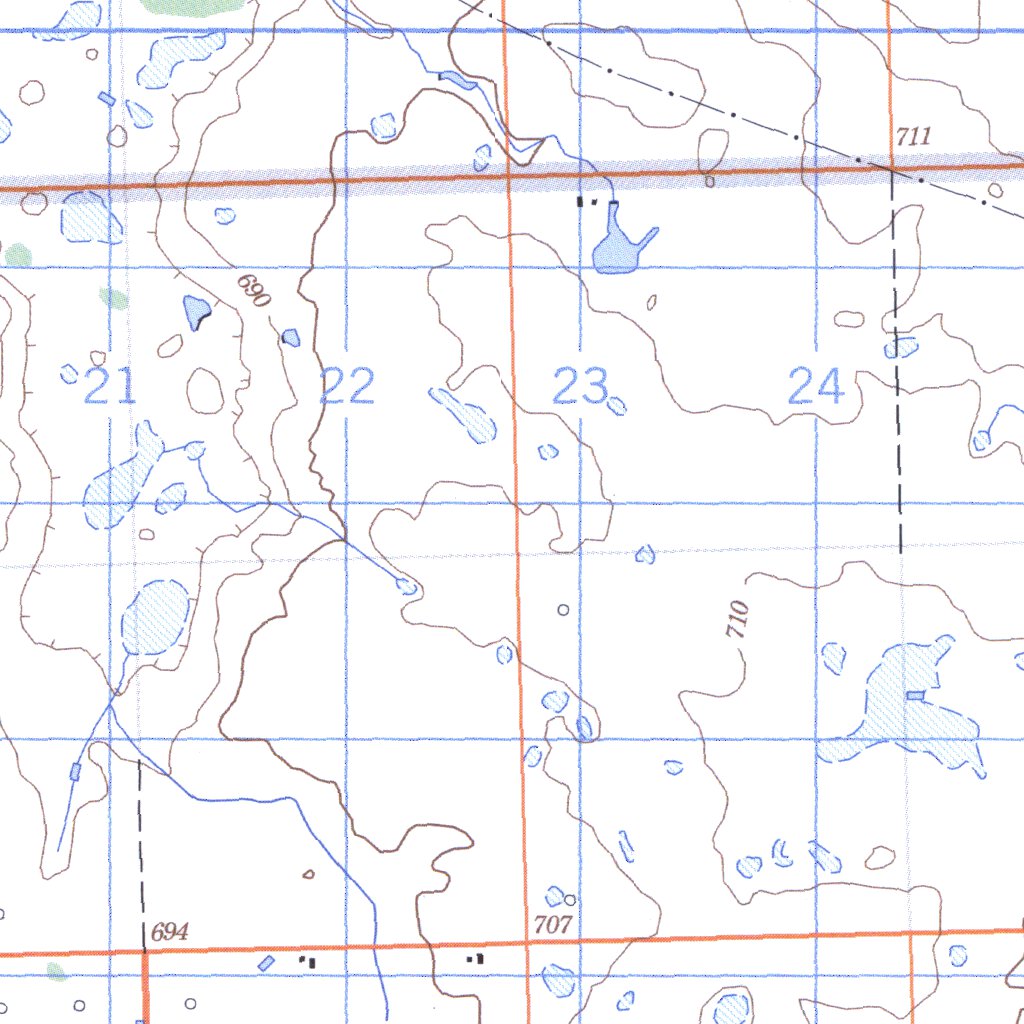 Kerrobert, SK (072N14 CanMatrix) Map by Natural Resources Canada ...