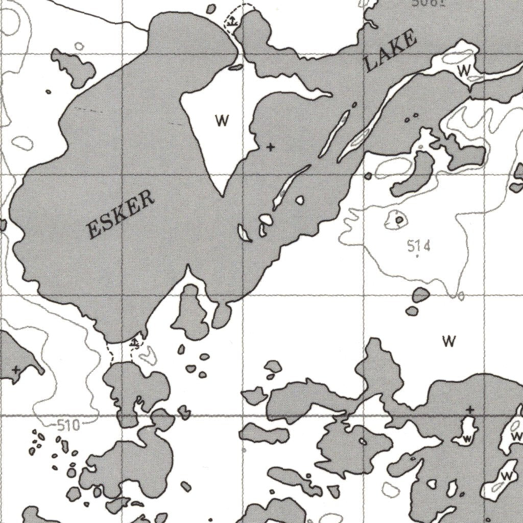 Esker Lake, SK (074G03 CanMatrix) Map by Natural Resources Canada ...