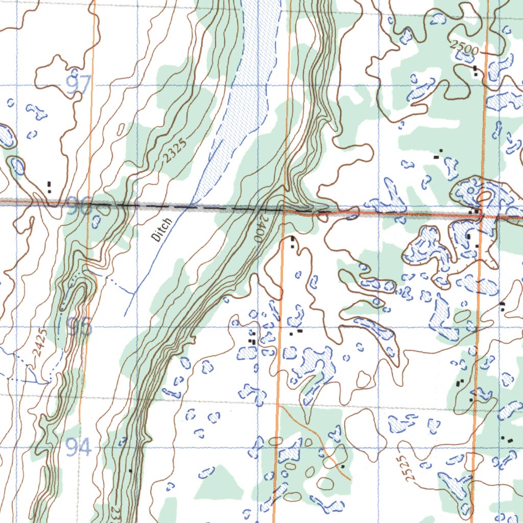 Millet, AB (083H03 CanMatrix) Map by Natural Resources Canada | Avenza Maps
