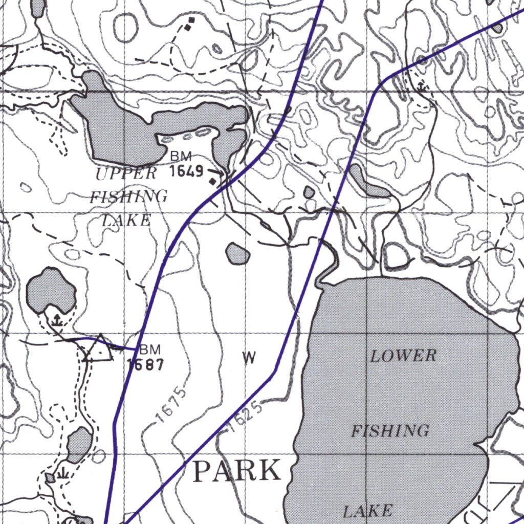 Lower Fishing Lake, SK (073I02 CanMatrix) Map by Natural Resources ...