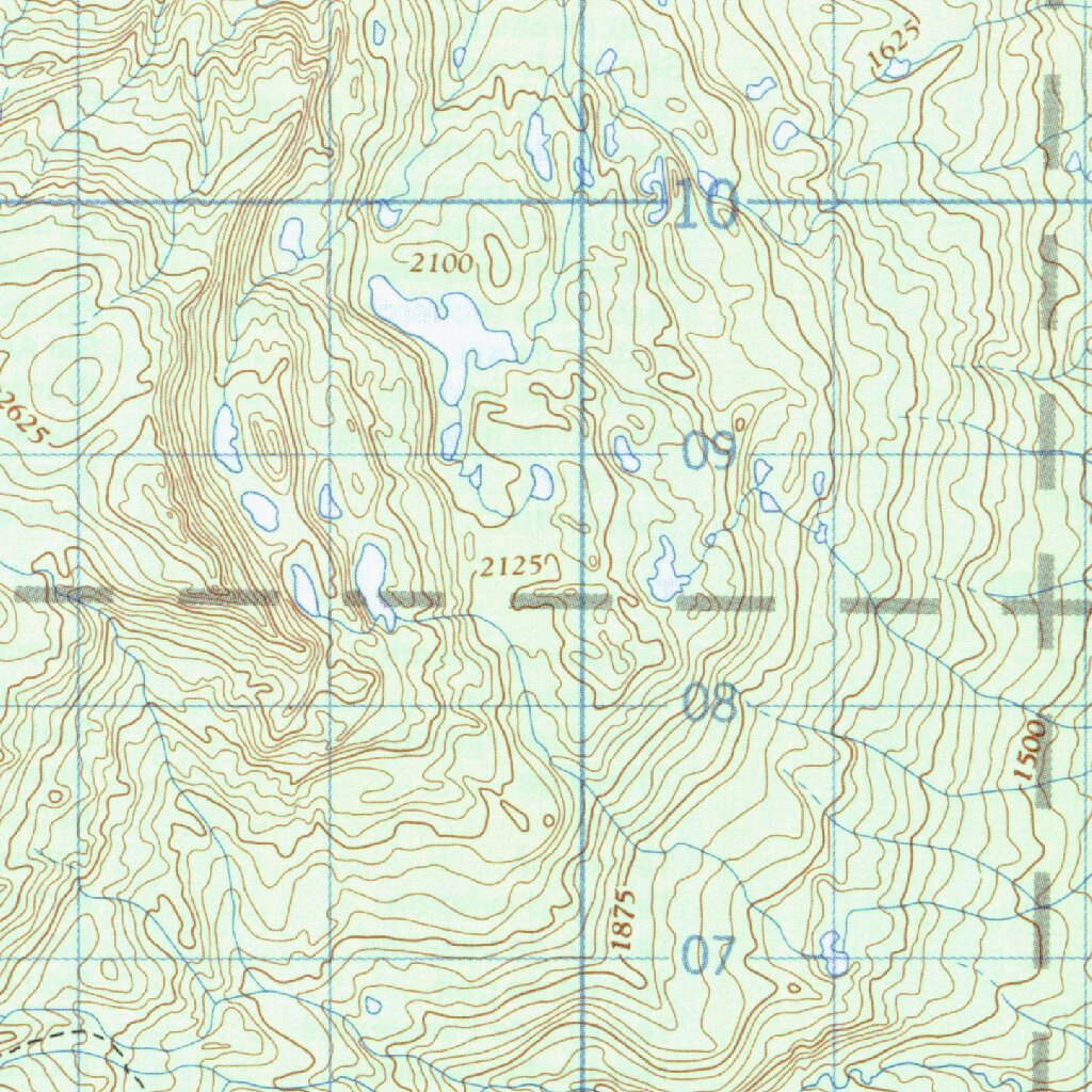 Ronald Lake, AB (074E13 CanMatrix) Map by Natural Resources Canada ...