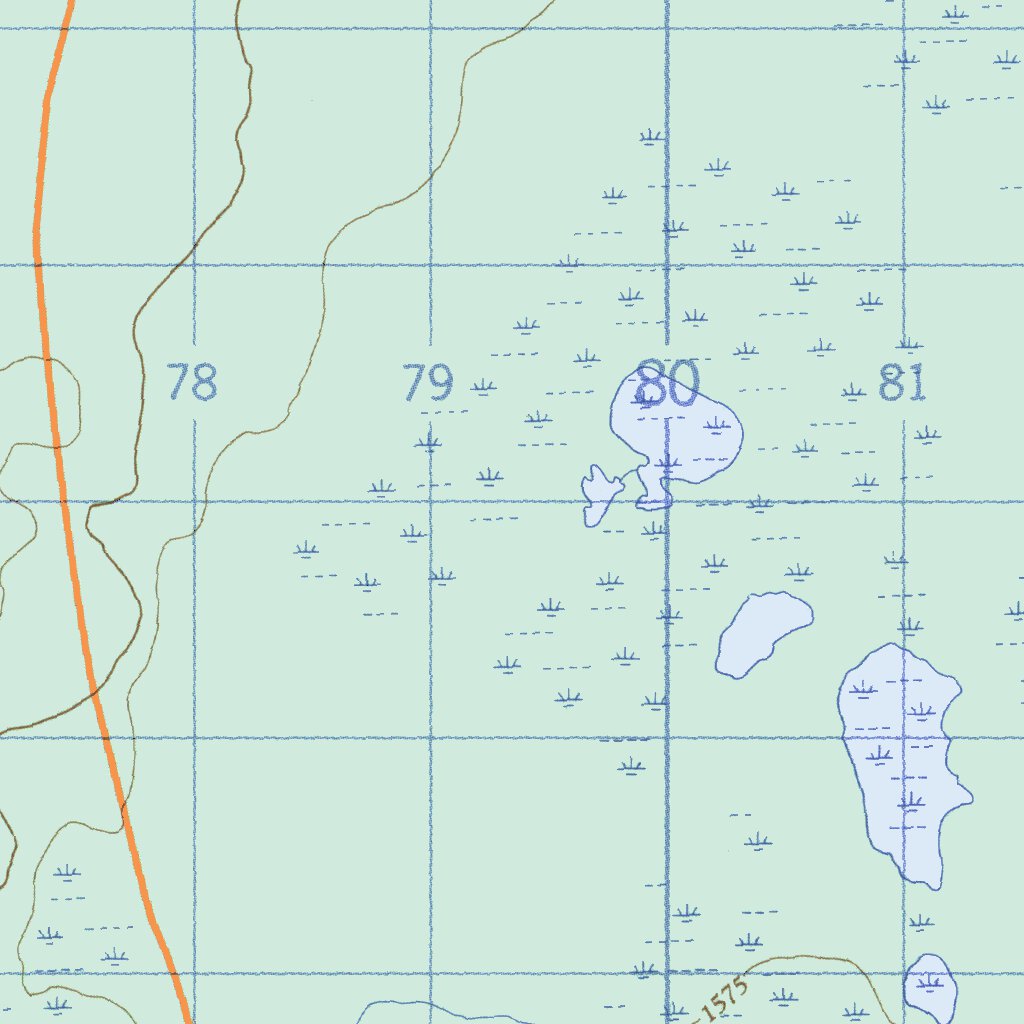 Waterhen Lake, SK (073K09 CanMatrix) Map by Natural Resources Canada ...