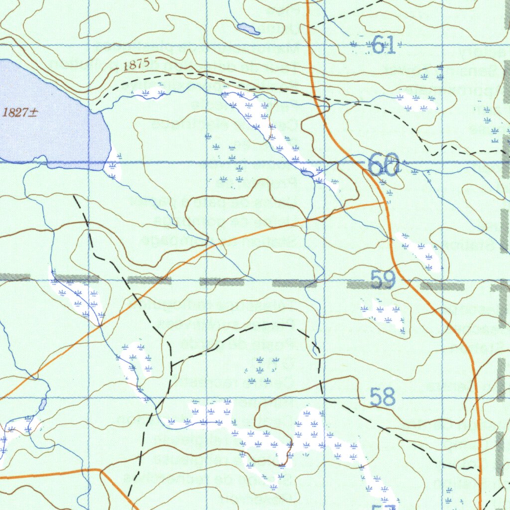 Randall Lake, SK (073J09 CanMatrix) Map by Natural Resources Canada ...