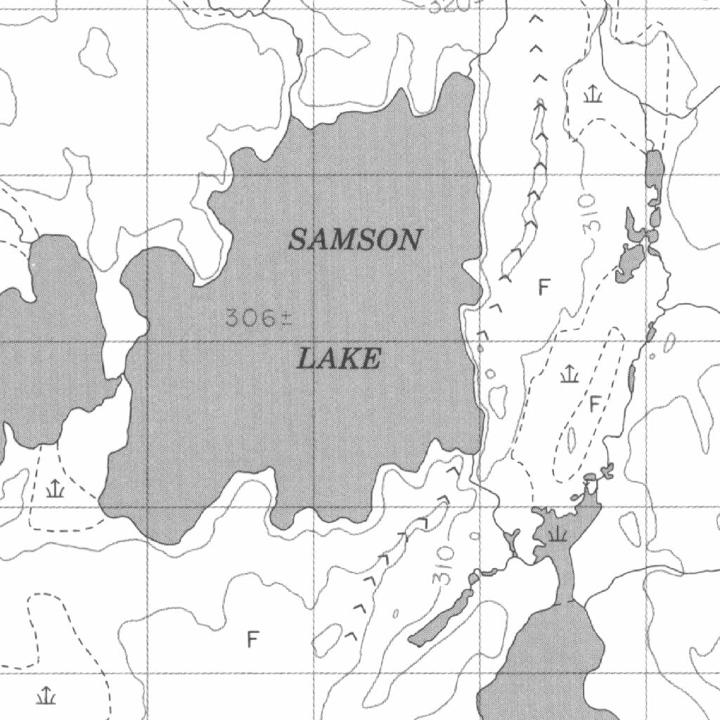Samson Lake, MB (064J03 CanMatrix) Map by Natural Resources Canada ...