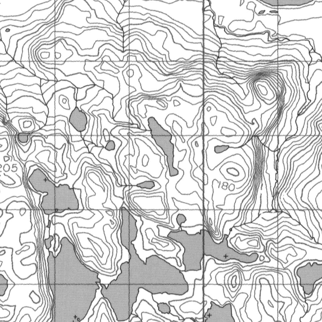 Gordon Bay, NU (076O03 CanMatrix) Map by Natural Resources Canada ...