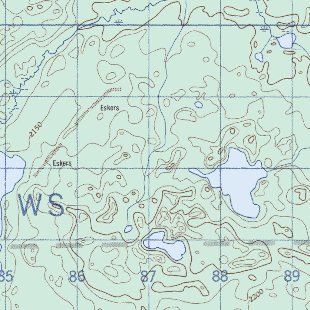 Watapi Lake, SK (073N05 CanMatrix) Map by Natural Resources Canada ...