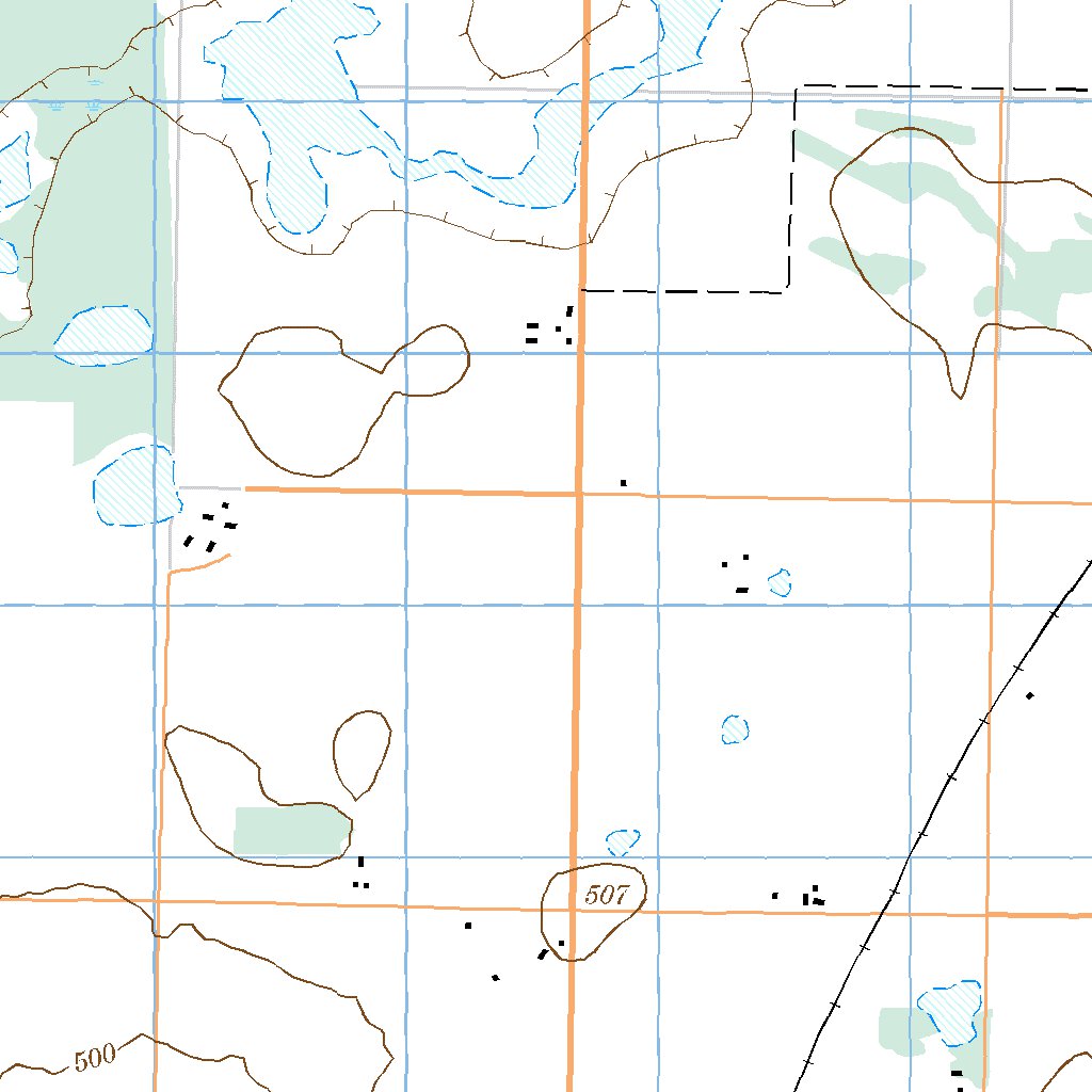 Duck Lake, SK (073B16 CanMatrix) Map by Natural Resources Canada ...