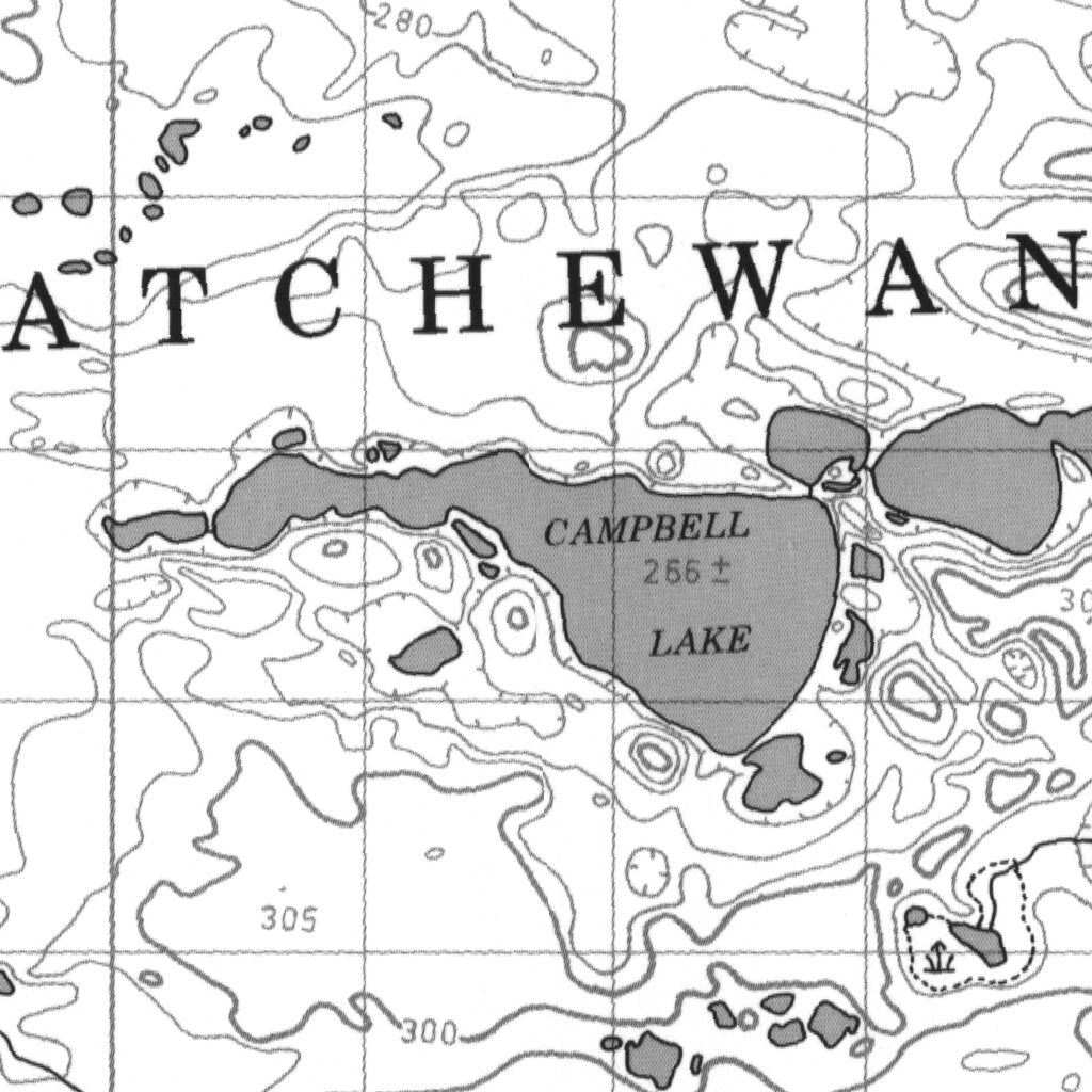 Archibald River, SK (074N01 CanMatrix) Map by Natural Resources Canada ...