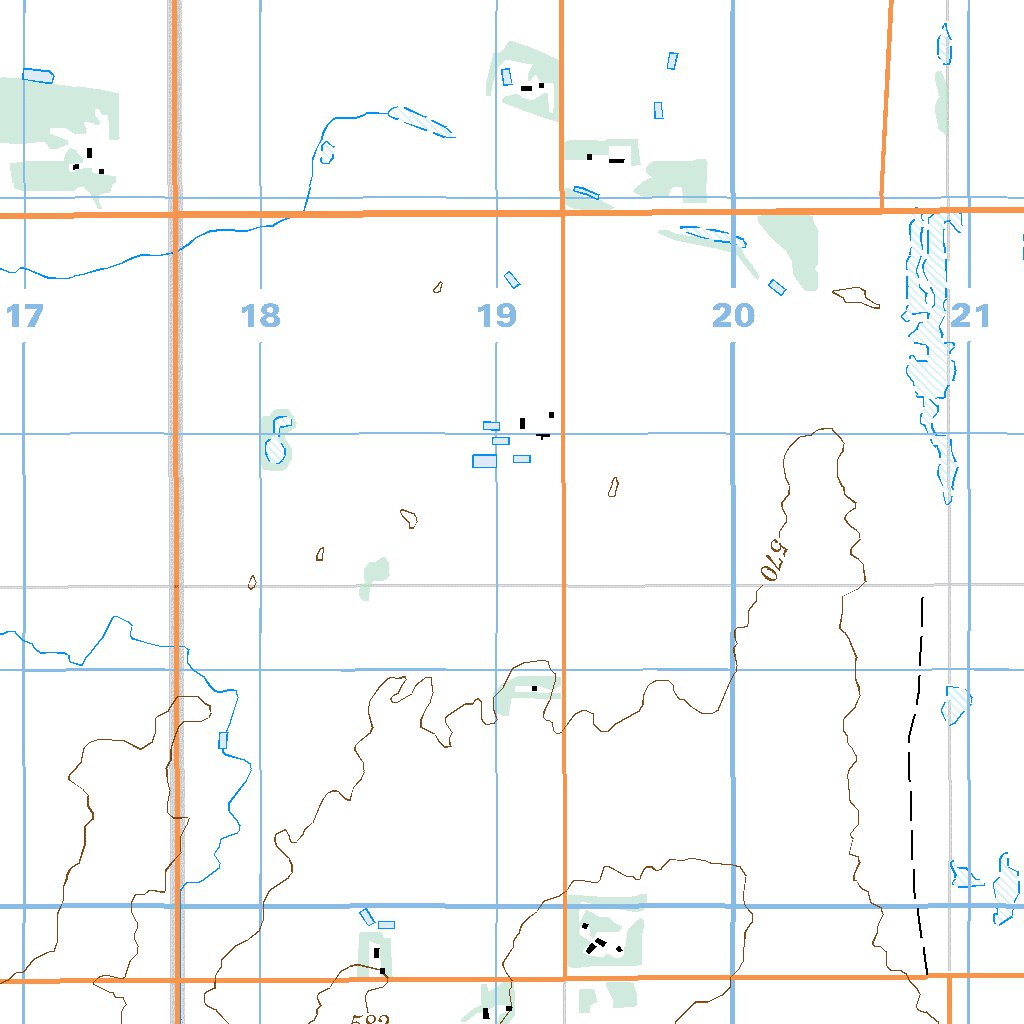 Lake Lenore, SK (073A07 CanMatrix) Map by Natural Resources Canada ...
