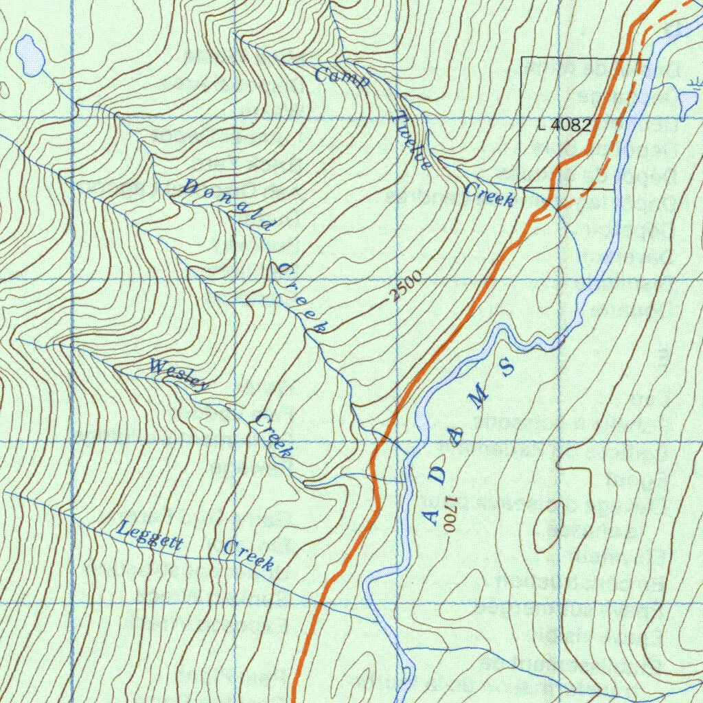 Adams River, BC (082M11 CanMatrix) Map by Natural Resources Canada ...