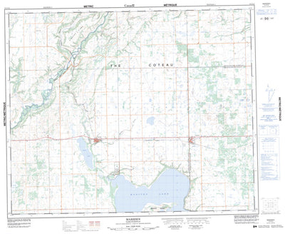 Marsden, SK (073C13 CanMatrix) Map by Natural Resources Canada | Avenza ...