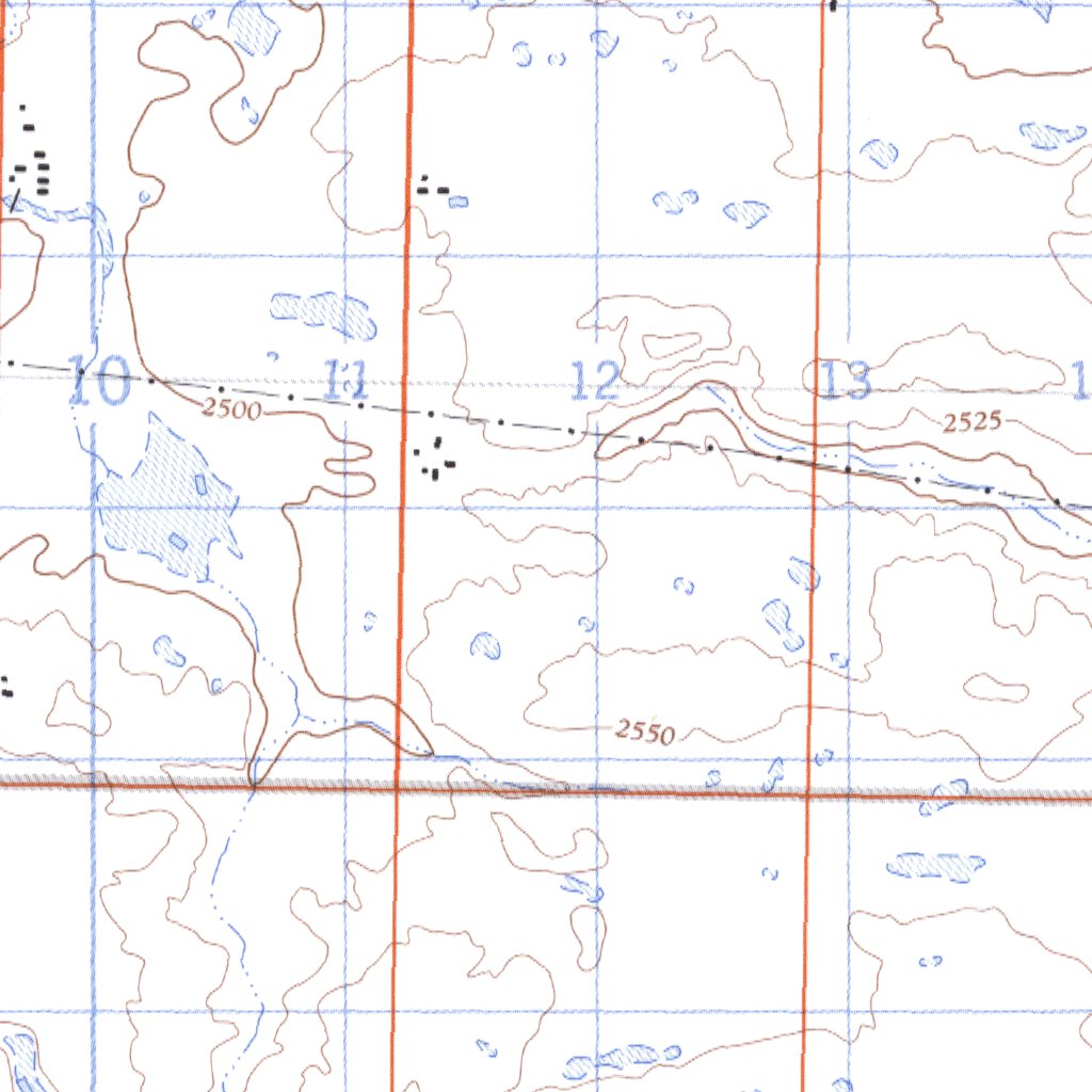 Limerick, SK (072G09 CanMatrix) Map by Natural Resources Canada ...