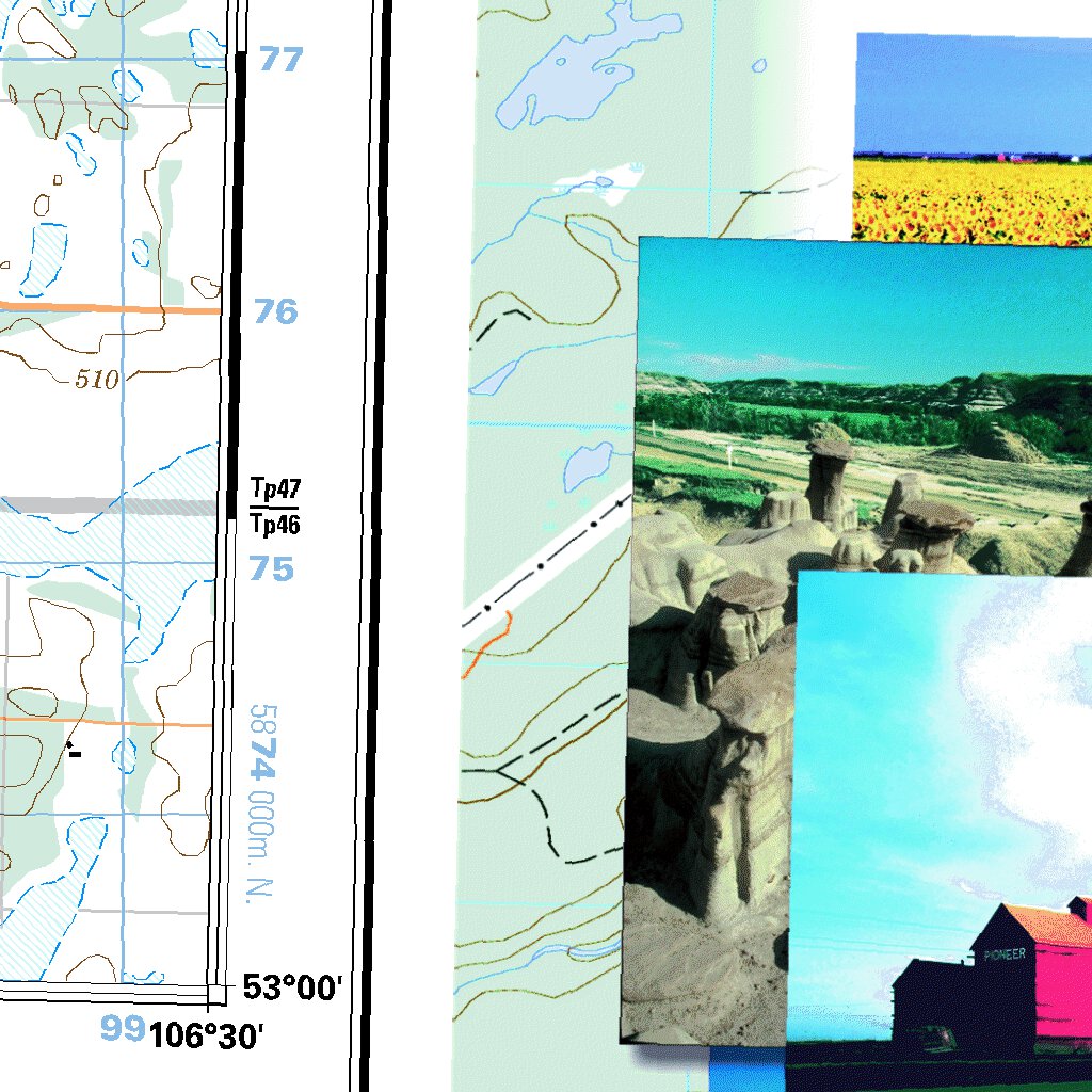Leask, SK (073G02 CanMatrix) Map by Natural Resources Canada | Avenza Maps