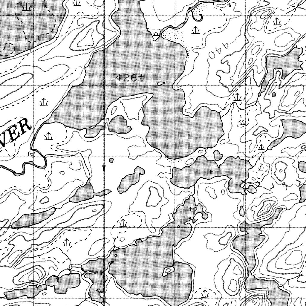 Rockpoint Lake, NT (075C08 CanMatrix) Map by Natural Resources Canada ...