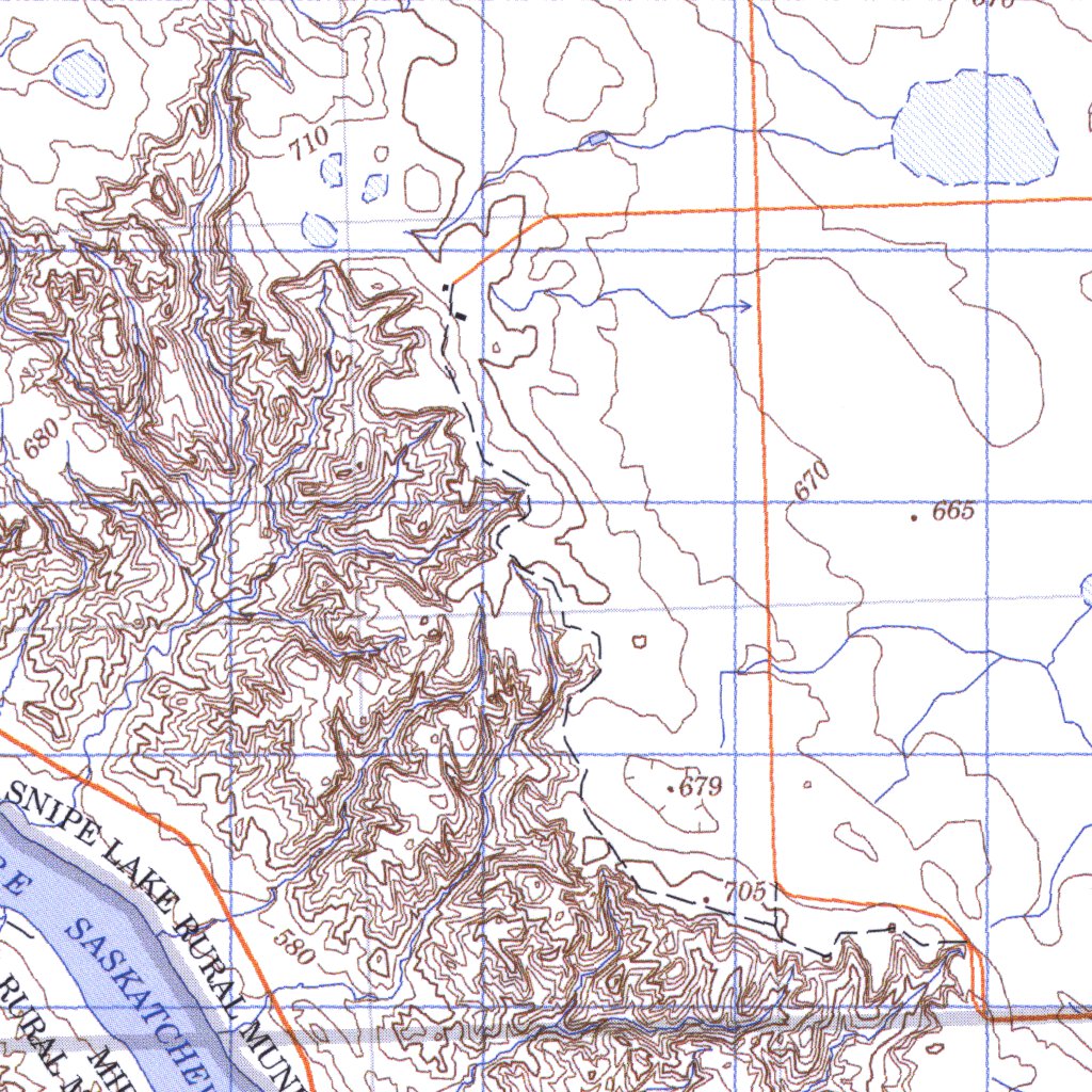 Eston, SK (072N02 CanMatrix) Map by Natural Resources Canada | Avenza Maps
