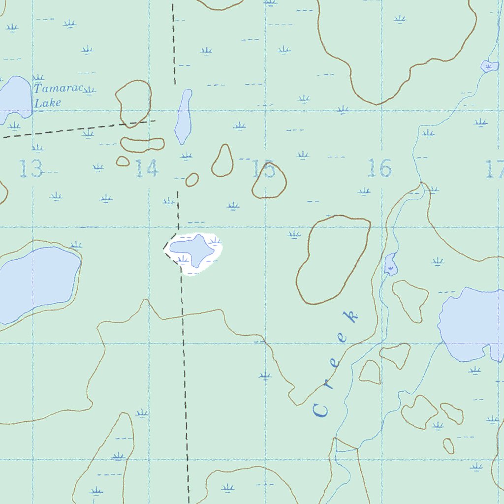 Muskeg Lake, SK (073K11 CanMatrix) Map by Natural Resources Canada ...