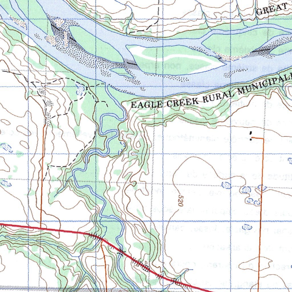 Borden, SK (073B06 CanMatrix) Map by Natural Resources Canada | Avenza Maps