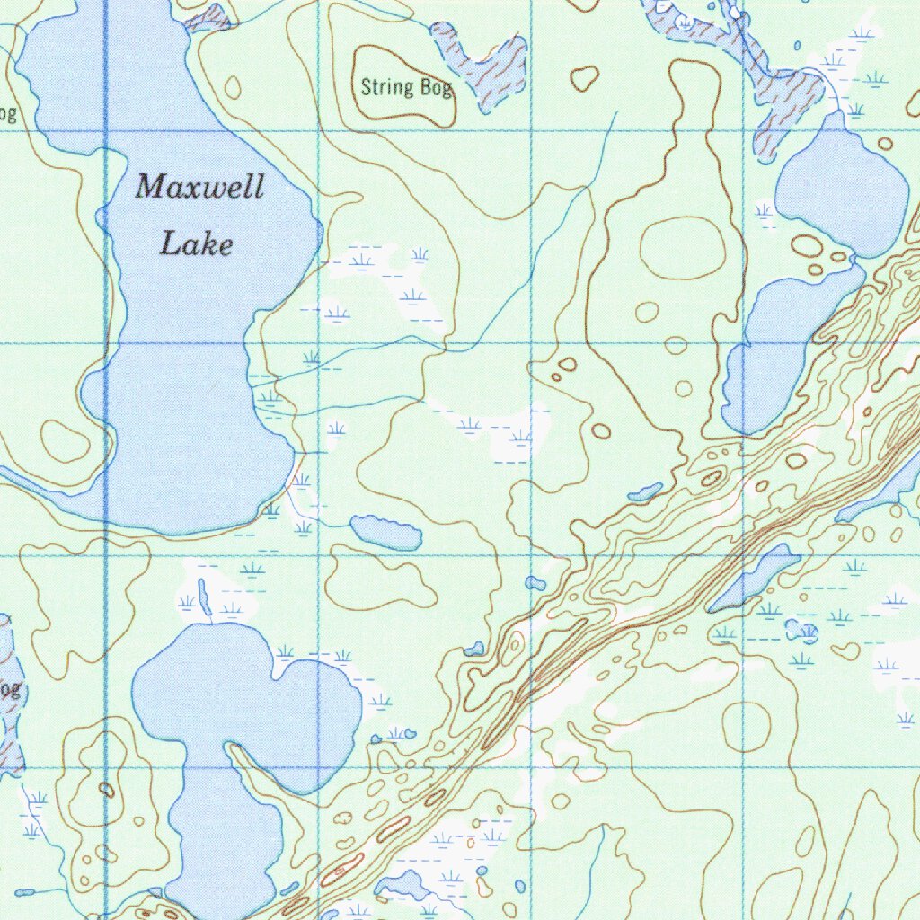 Maxwell Lake, MB (064G13 CanMatrix) Map by Natural Resources Canada ...