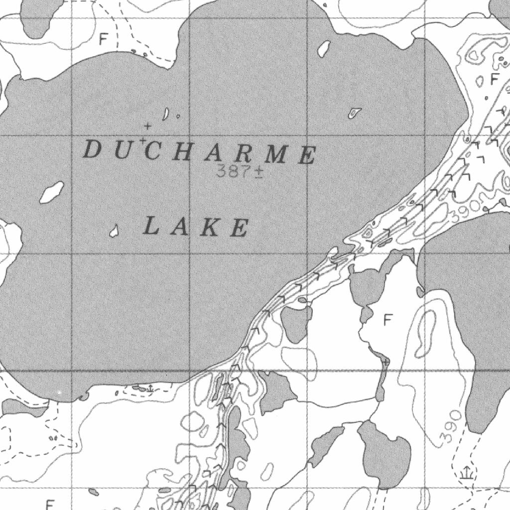 Ducharme Lake, MB (064K02 CanMatrix) Map by Natural Resources Canada ...