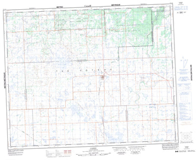 Cando, SK (073C08 CanMatrix) Map by Natural Resources Canada | Avenza Maps