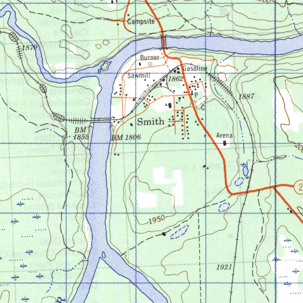 Smith, AB (083O01 CanMatrix) Map by Natural Resources Canada | Avenza Maps