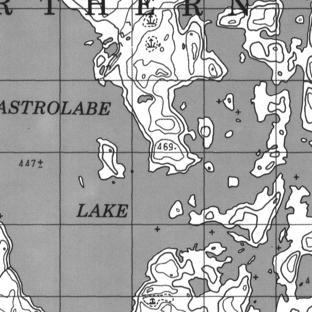 Astrolabe Lake, SK (074P12 CanMatrix) Map by Natural Resources Canada ...