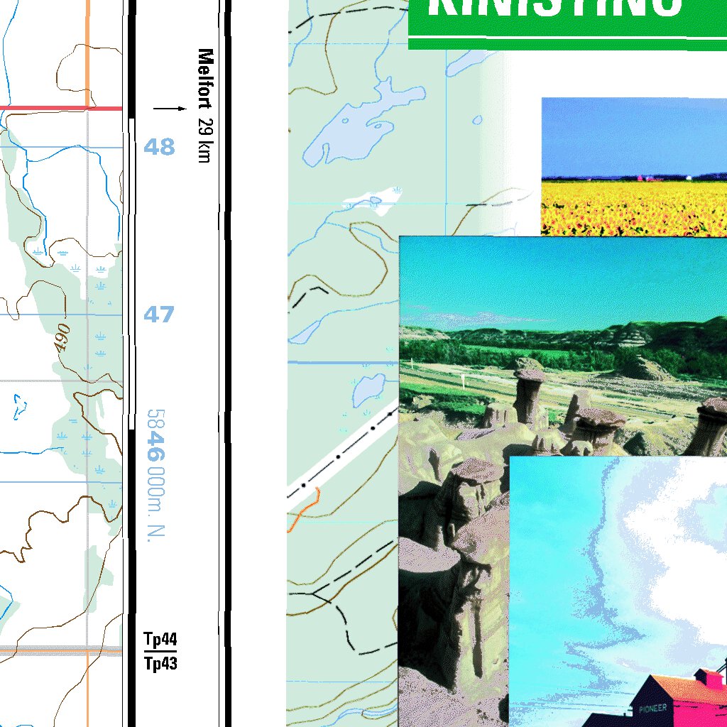 Kinistino, SK (073A14 CanMatrix) Map by Natural Resources Canada ...