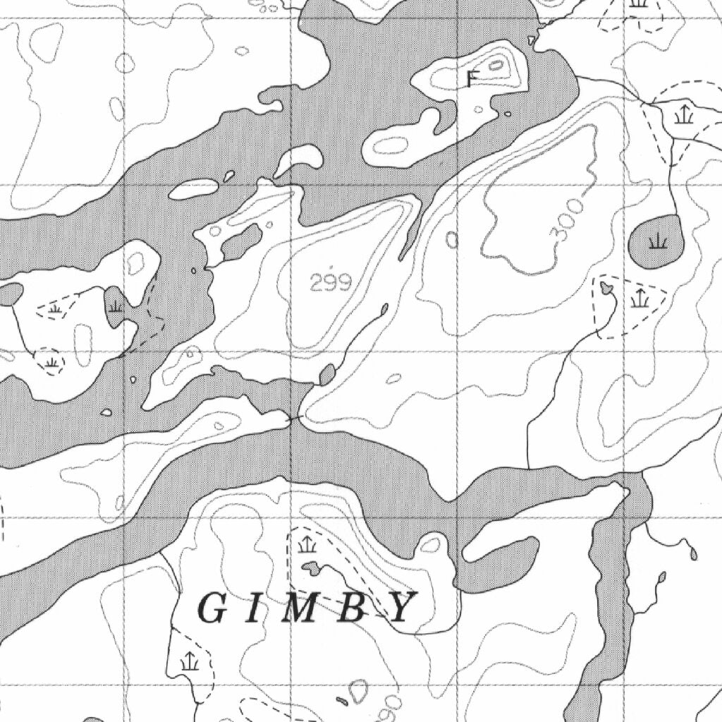 Gimby Lake, MB (064J02 CanMatrix) Map by Natural Resources Canada ...