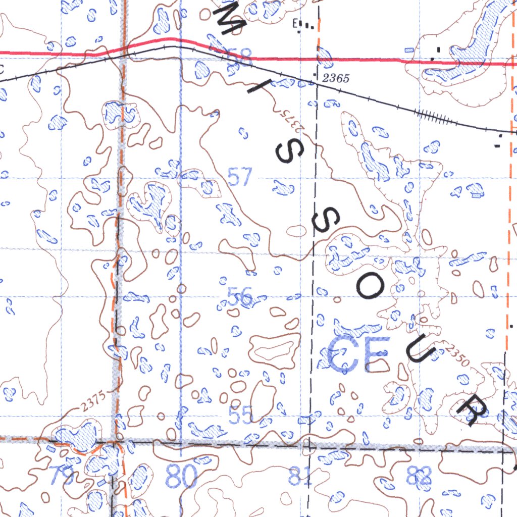 Hodgeville, SK (072J02 CanMatrix) Map by Natural Resources Canada ...