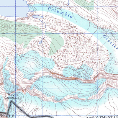 Columbia Icefield, AB (083C03 CanMatrix) Map by Natural Resources ...