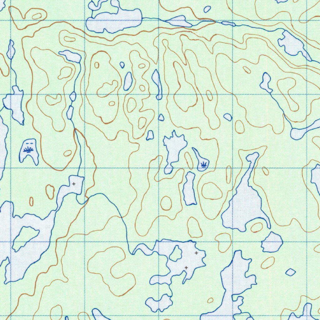 Salmon Lake, NT (075C13 CanMatrix) Map by Natural Resources Canada ...