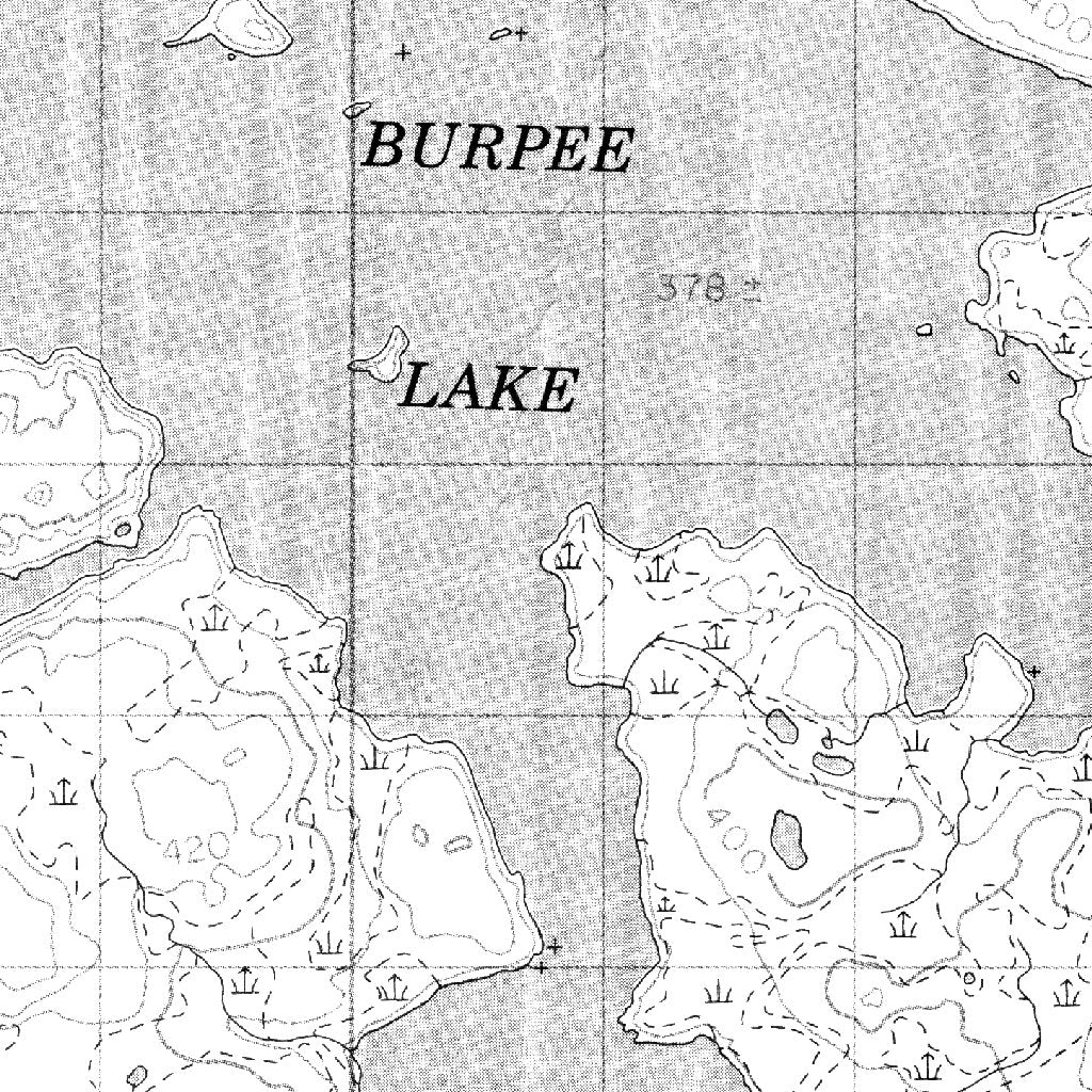 Burpee Lake, NT (075G07 CanMatrix) Map by Natural Resources Canada ...