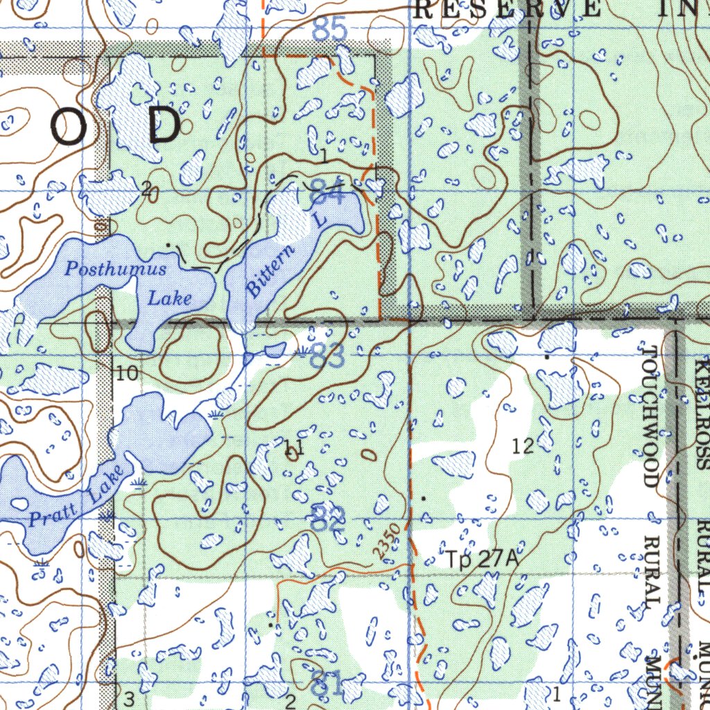 Punnichy, SK (072P08 CanMatrix) Map by Natural Resources Canada ...