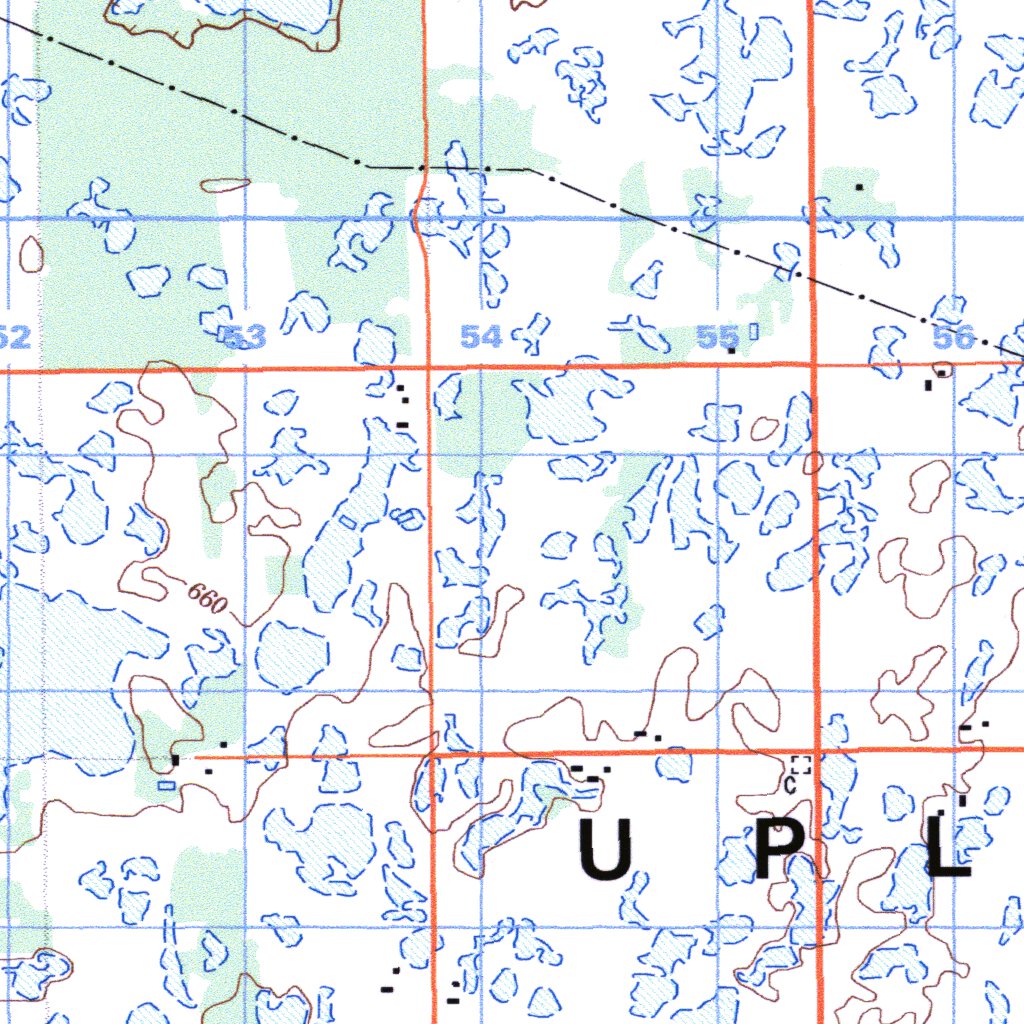 Touchwood Hills, SK (072P09 CanMatrix) Map by Natural Resources Canada ...